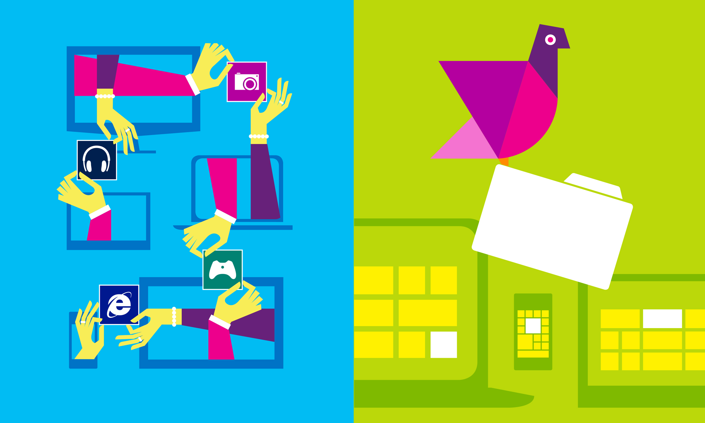 Microsoft Illustration || Portfolio of Nate Garvison || maker of human ...